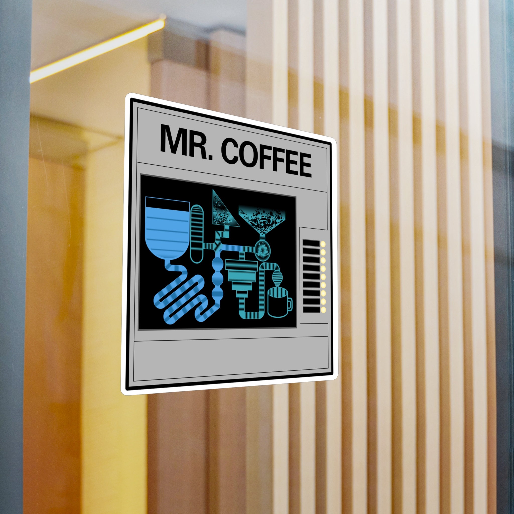 Mr. Coffee - Spaceballs Themed Kiss-cut Vinyl Decals - Etsy