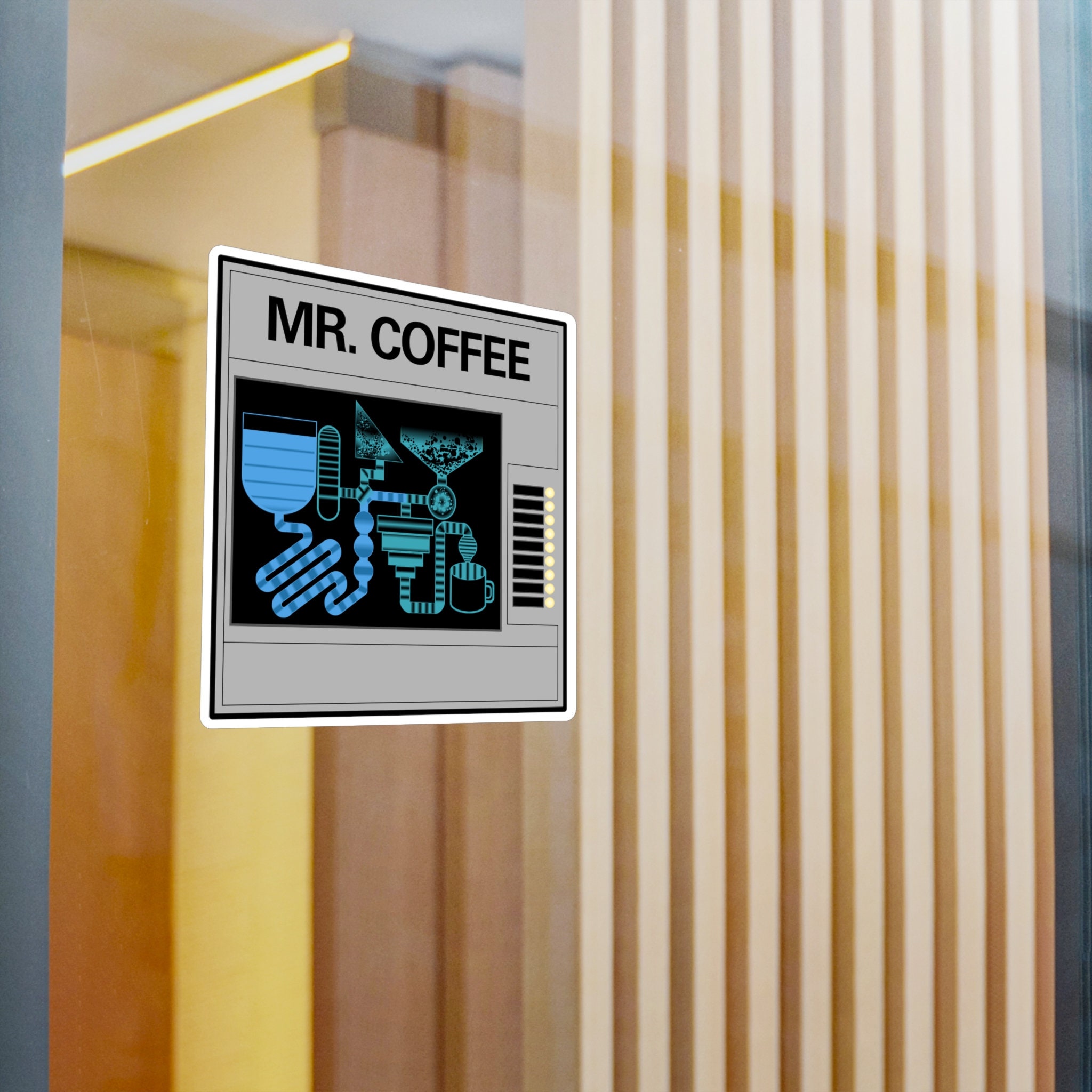 Mr. Coffee - Spaceballs Themed Kiss-cut Vinyl Decals - Etsy