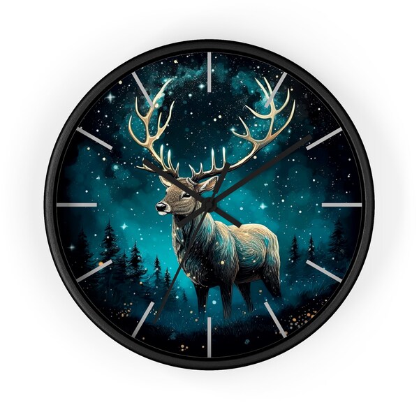 Elk Wall Clock - Etsy