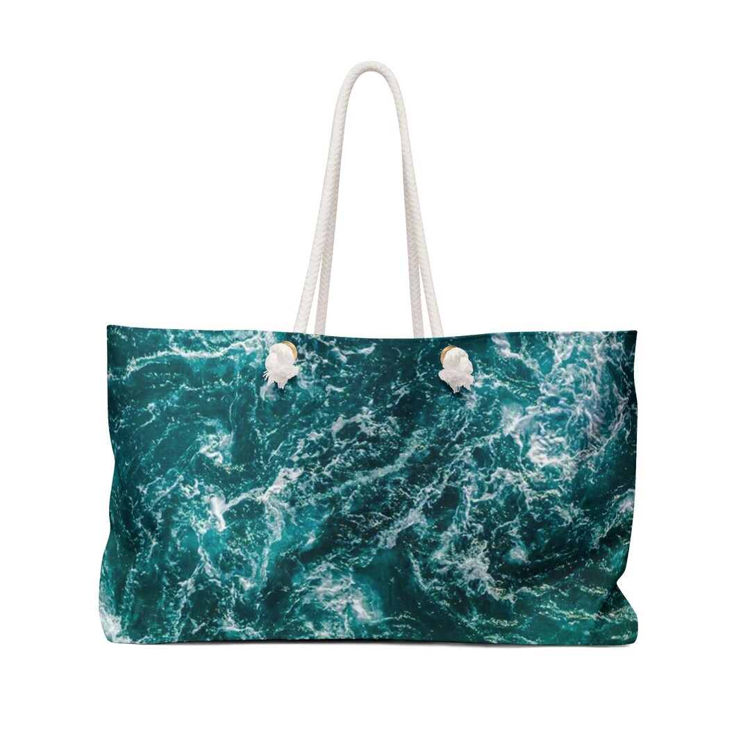 Ocean Waves Weekender Bag, Beach, Beach Bag, Purse - Etsy