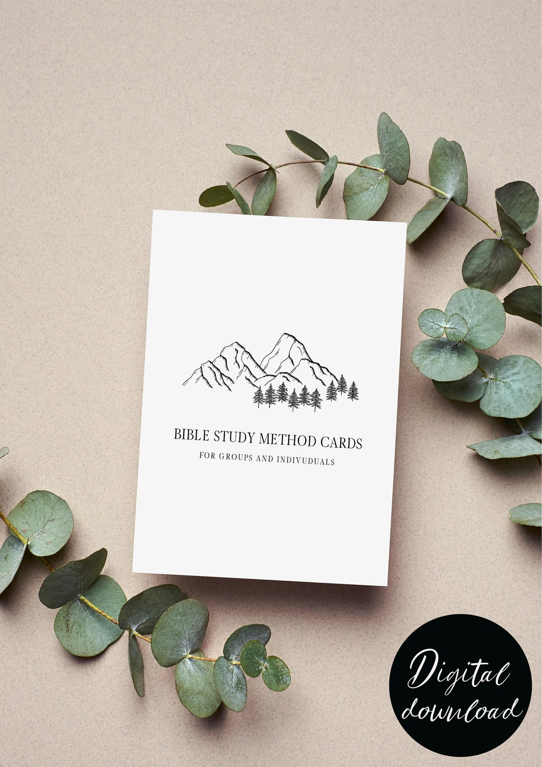 Bible Study Method Cards (printable) - Bible Reading Tools, Scripture ...