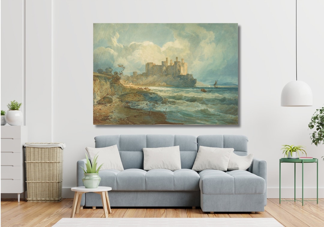Conway Castle, North Wales by Joseph Mallord William Turner Canvas Wall ...