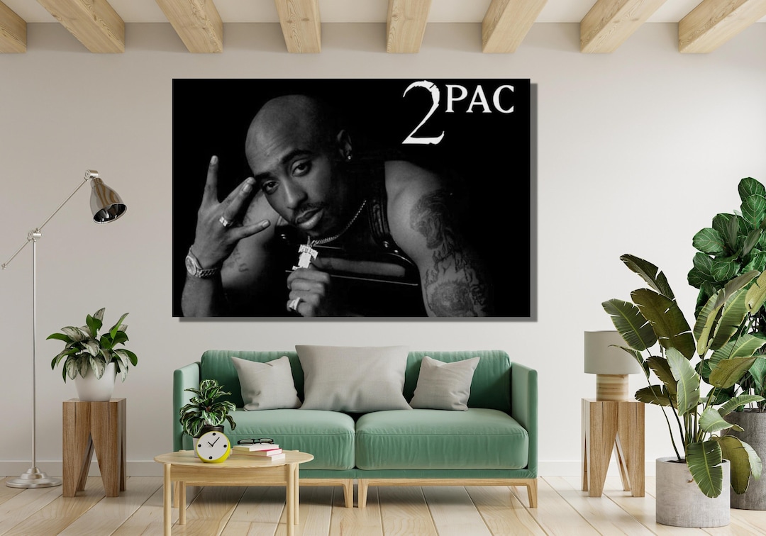 Tupac Poster, 2pac Canvas Wall Art Design, Poster Print Decor for Home ...