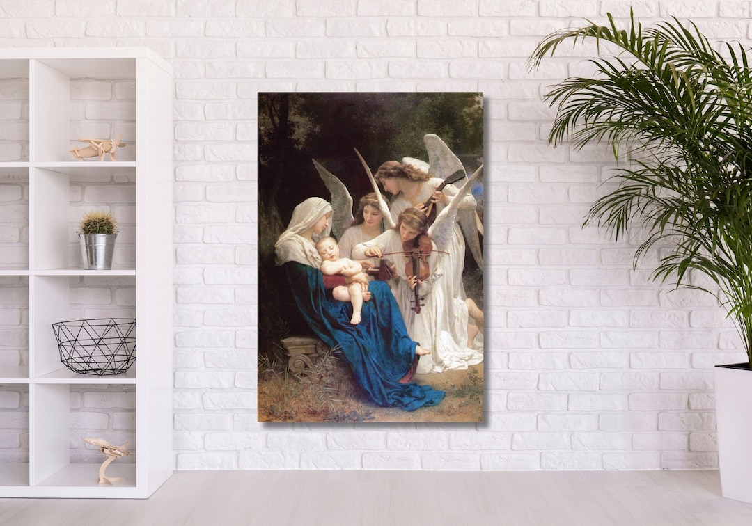 The Virgin of the Angels Neoclassical by William-adolphe Bouguereau ...