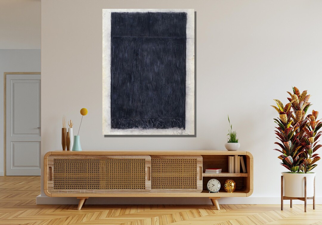 Jasper Johns Canvas Wall Art Design, Tennyson Poster, Print Decor for ...