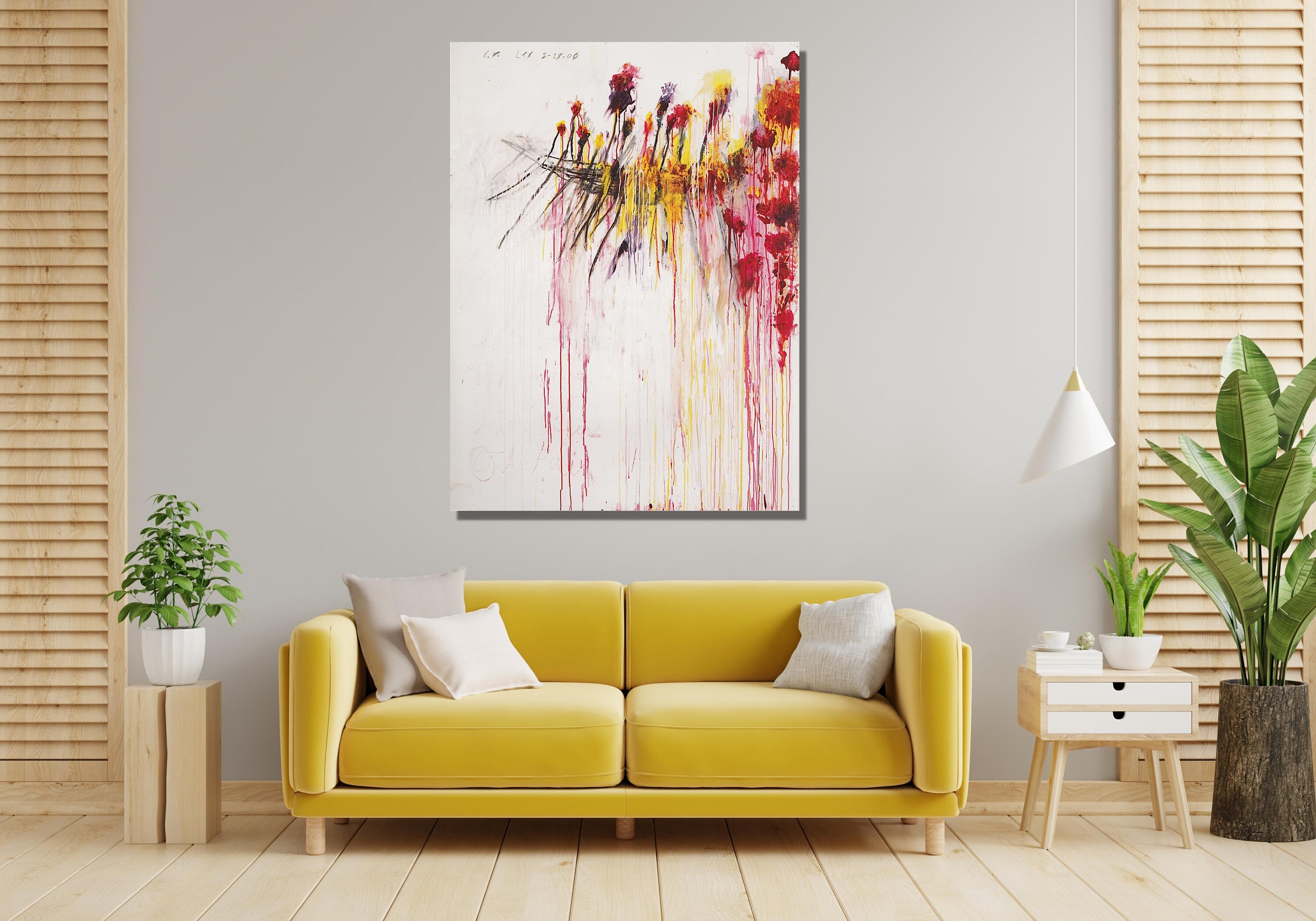 Cy Twombly Print, Coronation of Sesostris Poster, Cy Twombly Canvas Wall Art Design,for Home ...