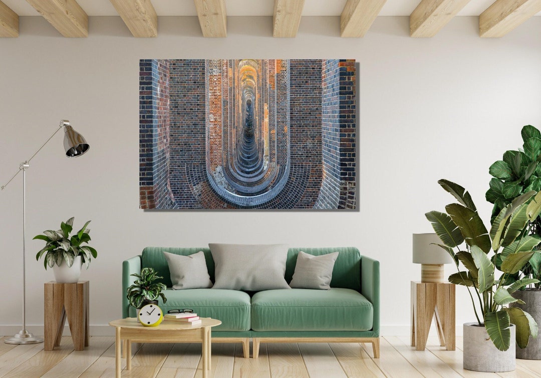 Ouse Valley Viaduct Bridge Canvas Poster, Balcombe Vaduct Wall Art ...