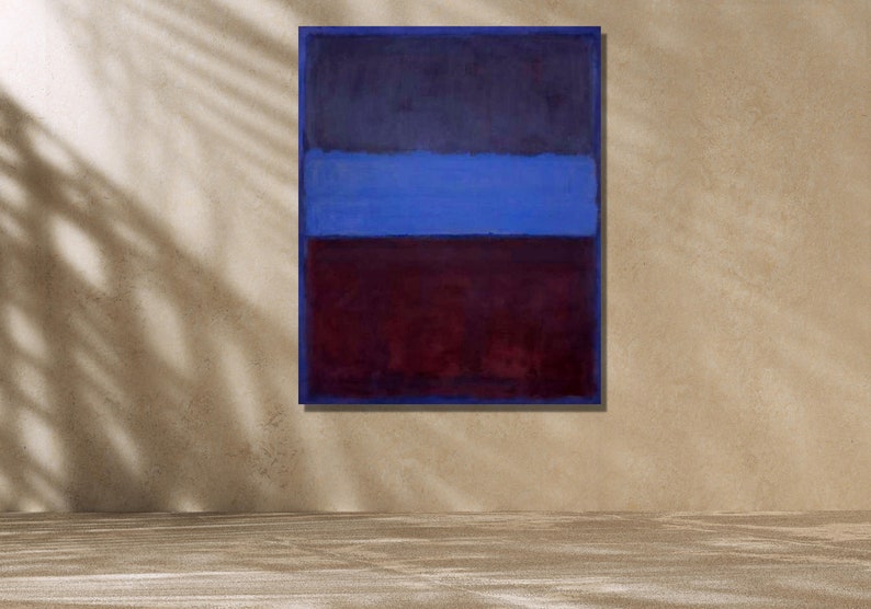 Number 61 Poster, Mark Rothko Canvas Wall Art Design, Print, Poster for ...