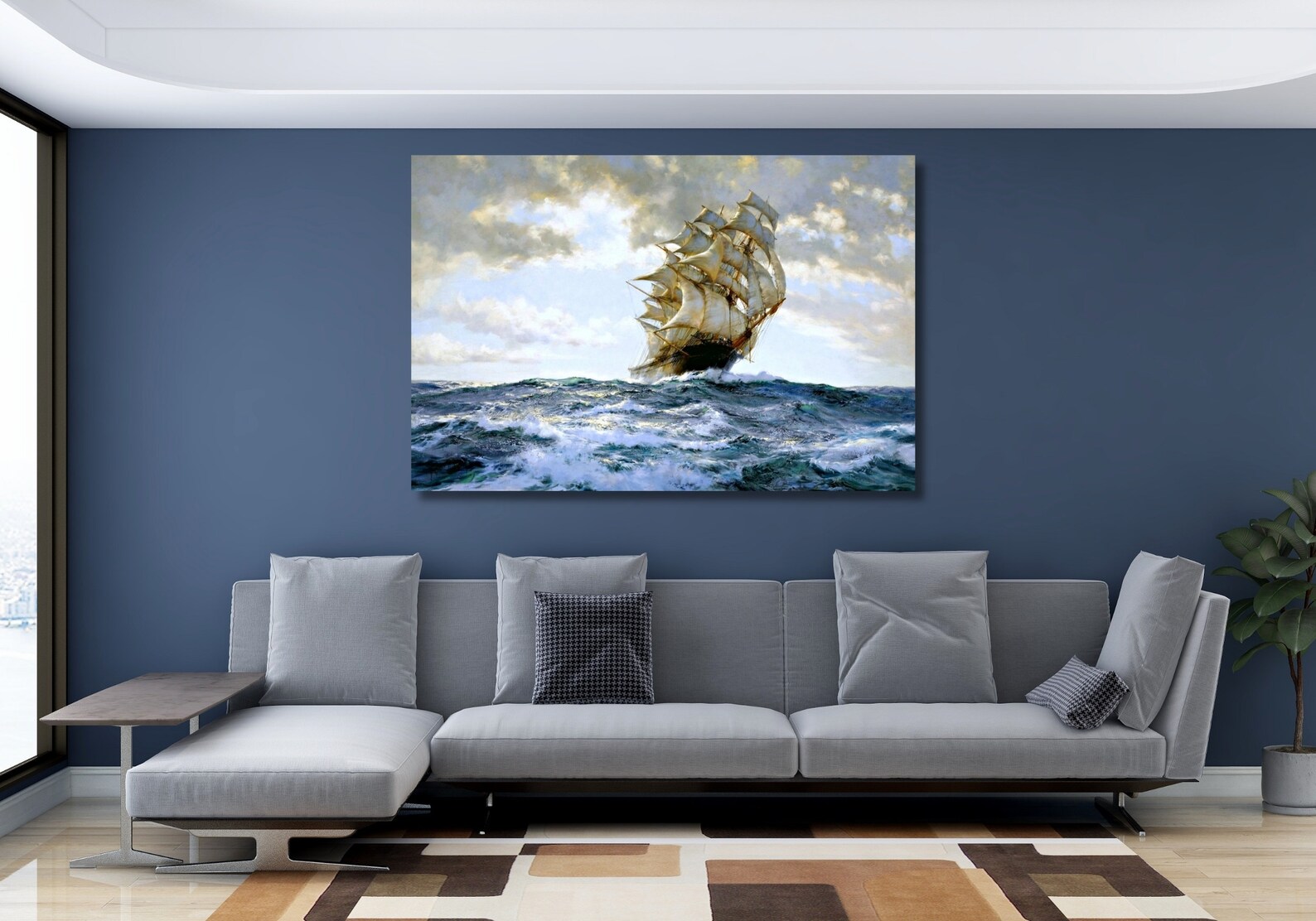 Montague Dawson's the Proud Ship Canvas Wall Art Desing Ready to Hang ...