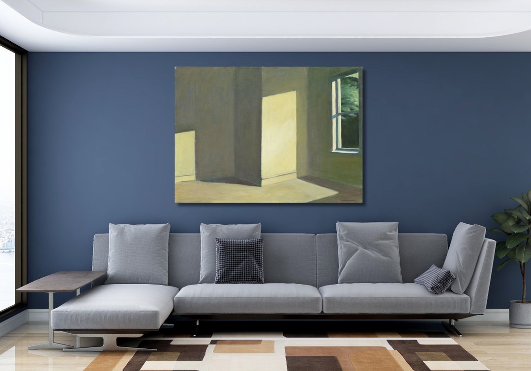 Sun in an Empty Room by Edward Hopper Canvas Wall Art Design, Poster ...
