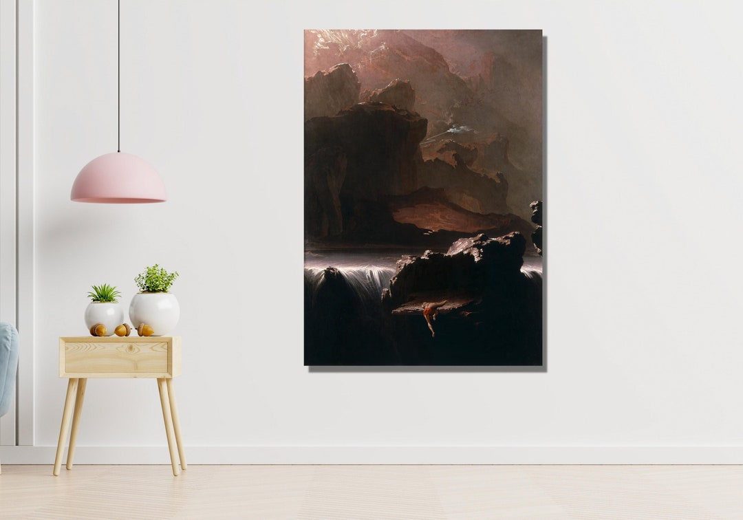 Sadak in Search of the Waters of Oblivion Print, John Martin Canvas ...