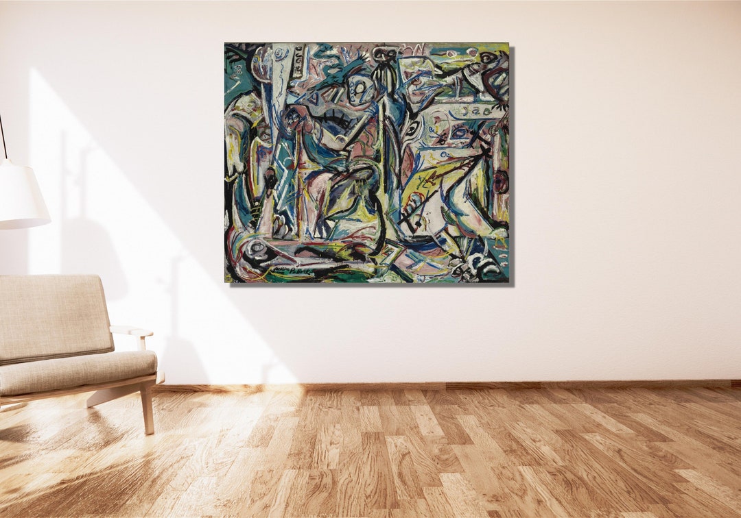 Circumcision January Print, Jackson Pollock Canvas Wall Art Design ...