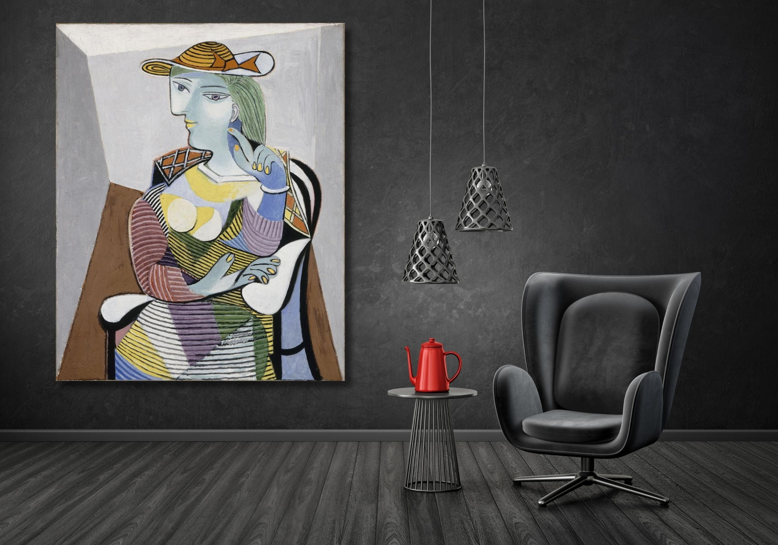 Pablo Picasso's Seated Woman Print, Marie-therese Walter Canvas Wall ...