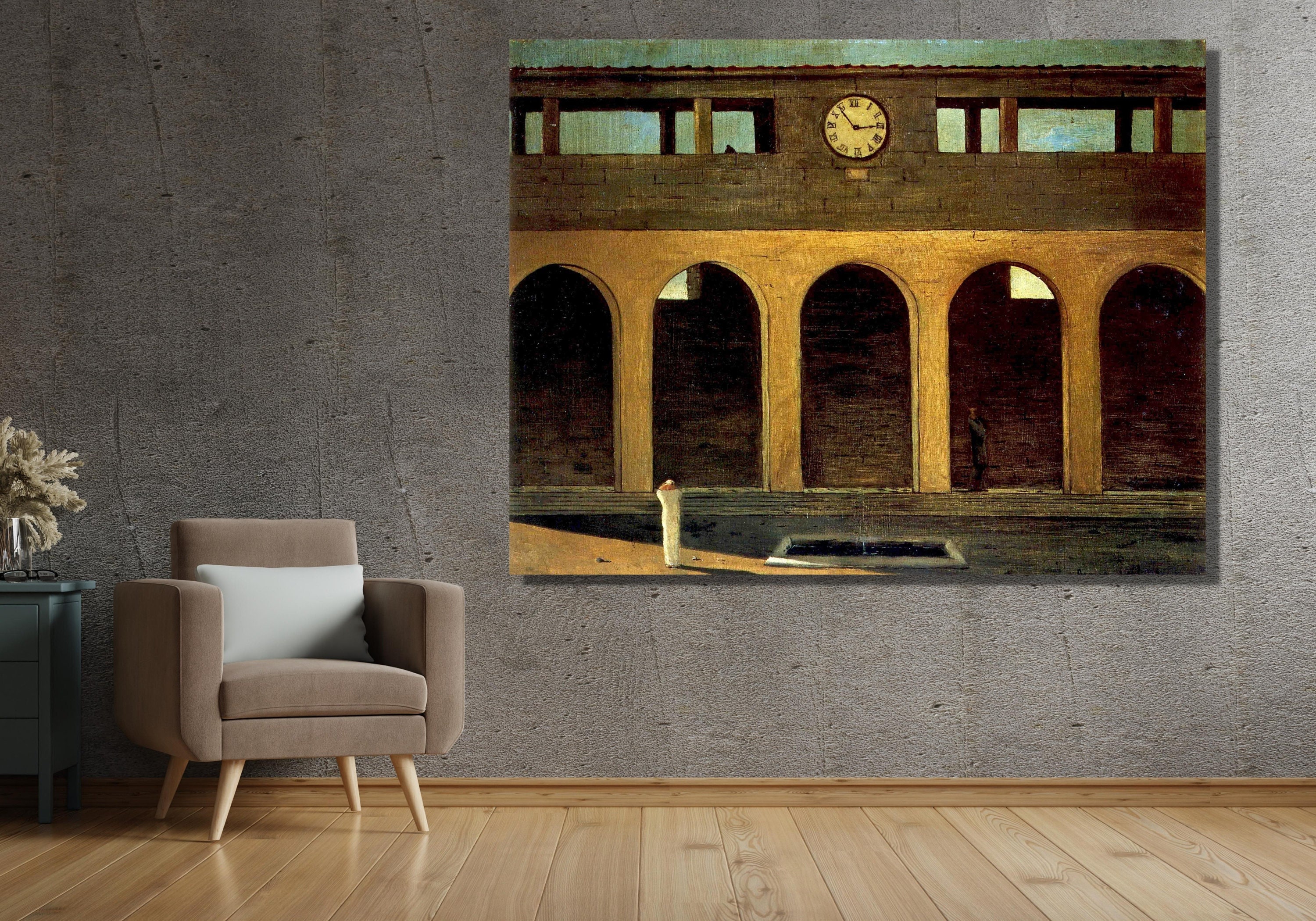 Giorgio De Chirico's the Enigma of the Hour Canvas Wall Art Desing,wall ...