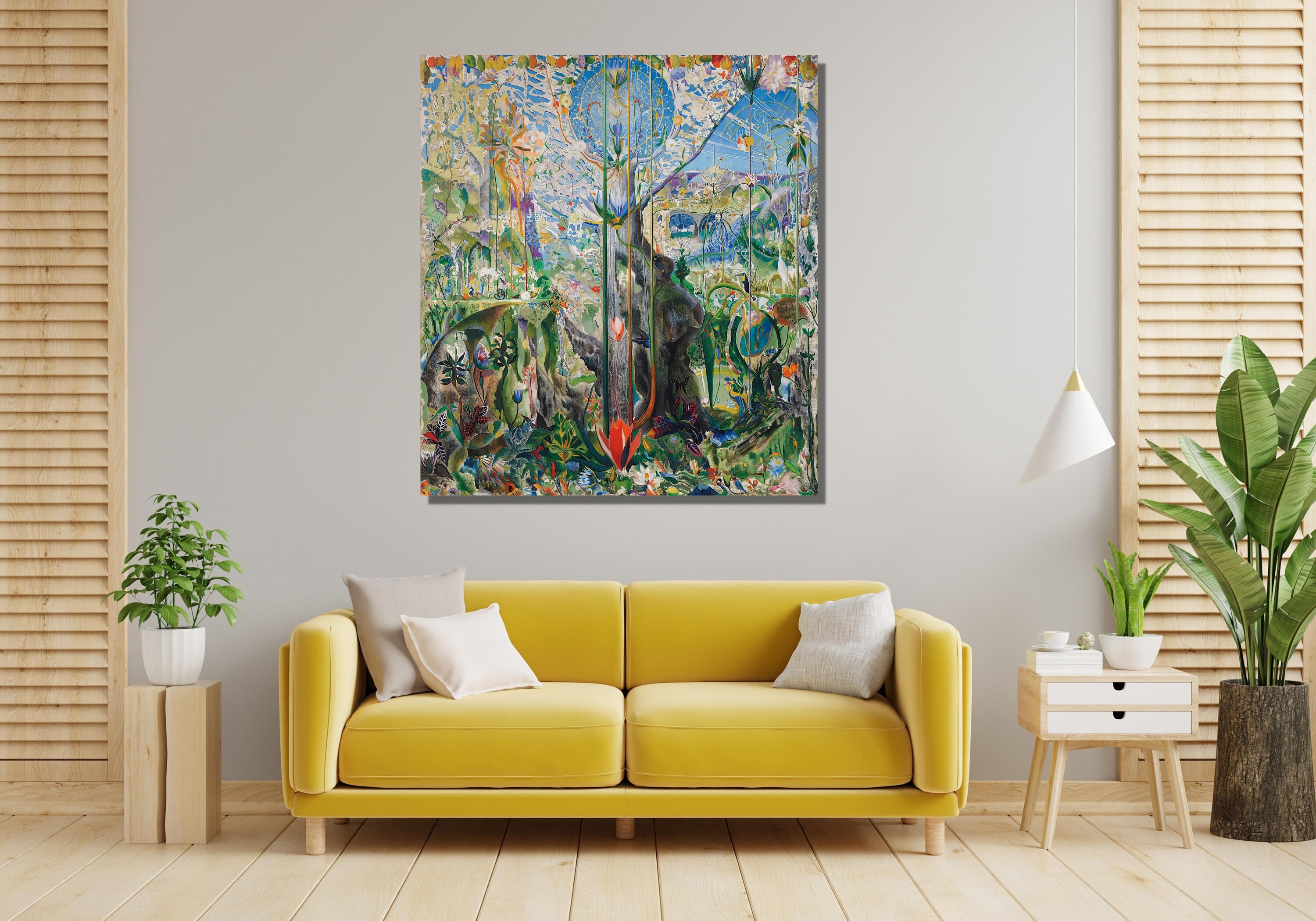 Tree of My Life Poster, Joseph Stella Canvas Wall Art Desing, Print ...