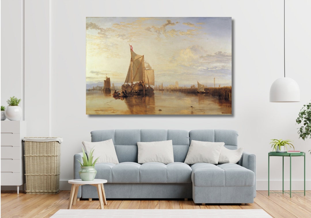 The Dort Packet Boat From Rotterdam Becalmed by J. M. W. Turner Wall ...