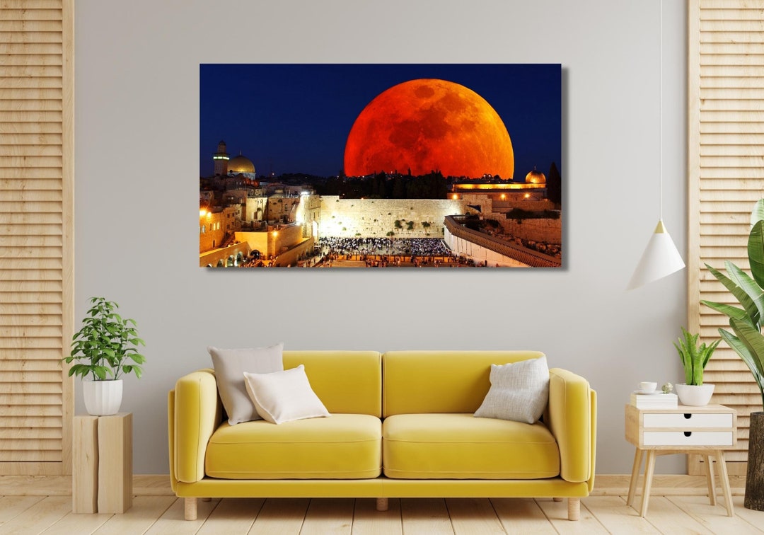 Jerusalem Poster, Masjid Al Aqsa Print Canvas, Wall Art Design, for ...