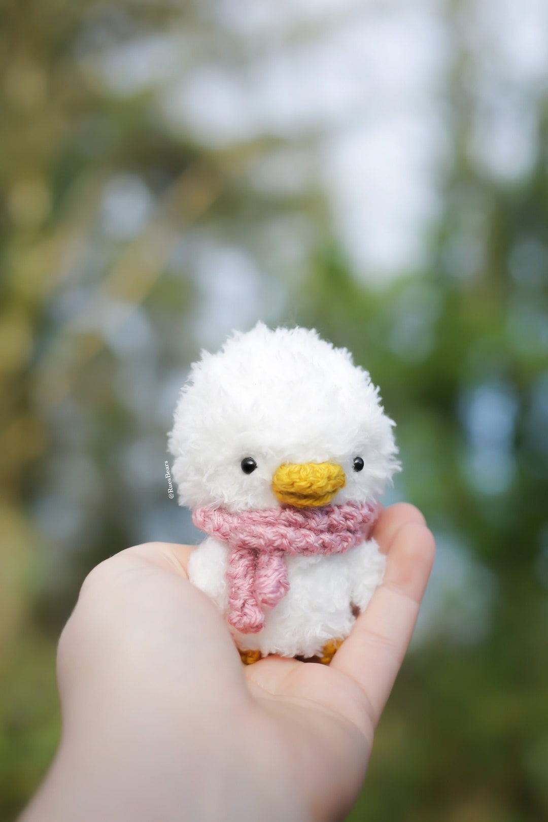 Crochet Amigurumi PATTERN: Turner the Fluffy Duckling, English PDF - Etsy