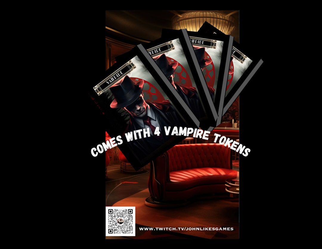 MTG Vampire Token - Etsy