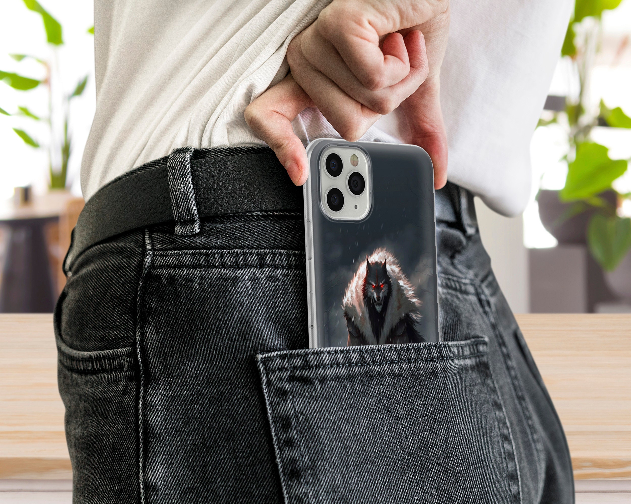 Werewolf Fantasy Phone Case Wolfman Cover for iPhone 15 14 - Etsy