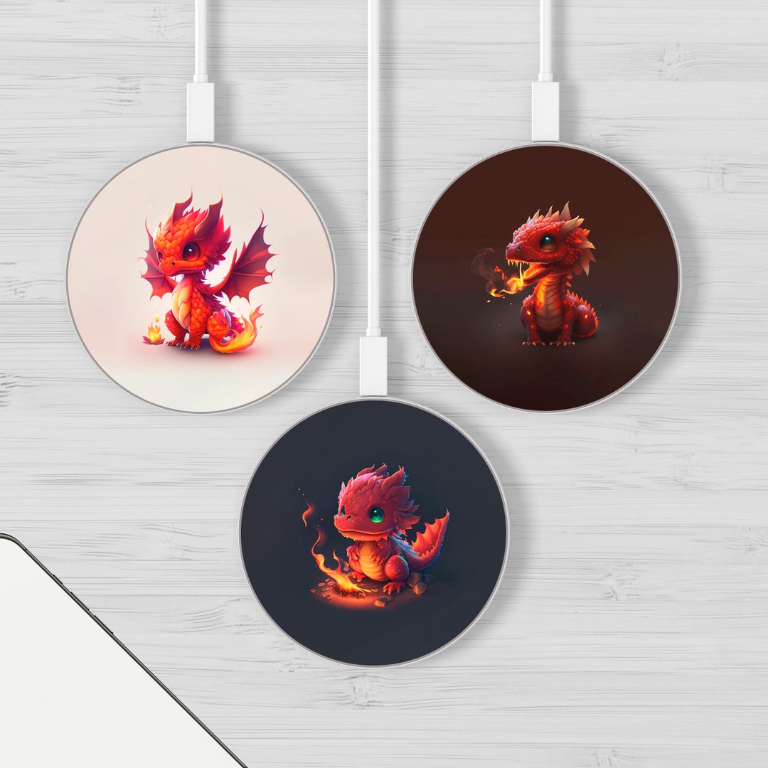 Anime Dragon Wireless Charger Cute Fast Charging Station for All QI ...