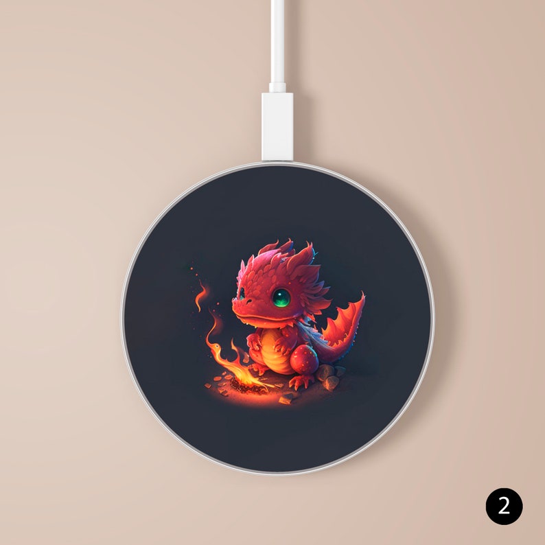 Anime Dragon Wireless Charger Cute Fast Charging Station for - Etsy