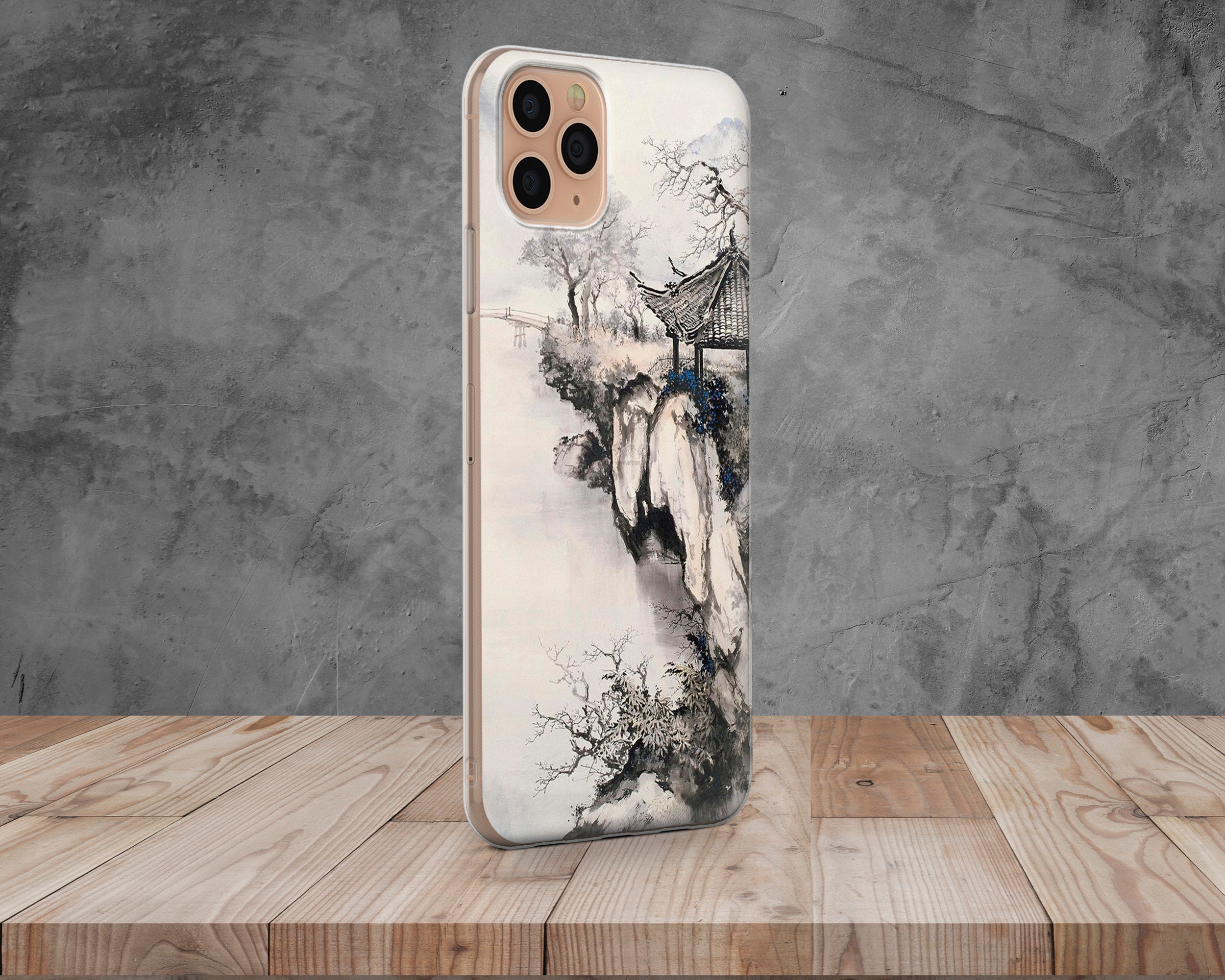 Anime Japan Aesthetic Phone Case Samurai Cover for iPhone 15, 14, 13 ...