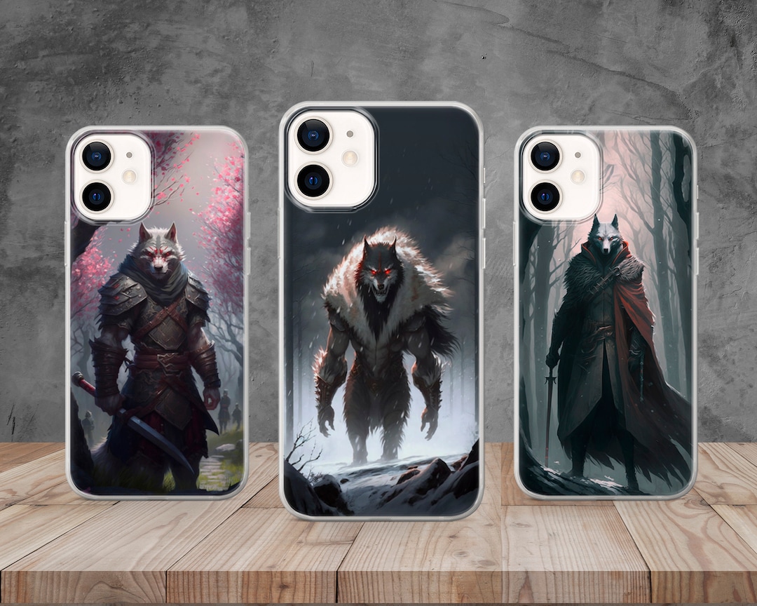 Werewolf Fantasy Phone Case Wolfman Cover for iPhone 15, 14, 13, 12, 11 ...