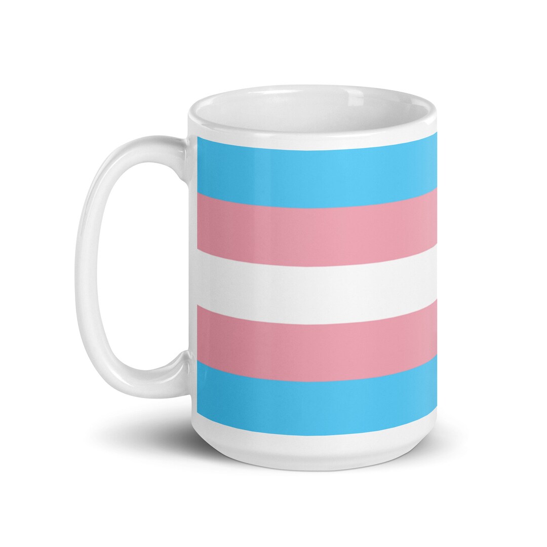 Transgender Trans Pride Flag Glossy Ceramic Mug 11oz and - Etsy