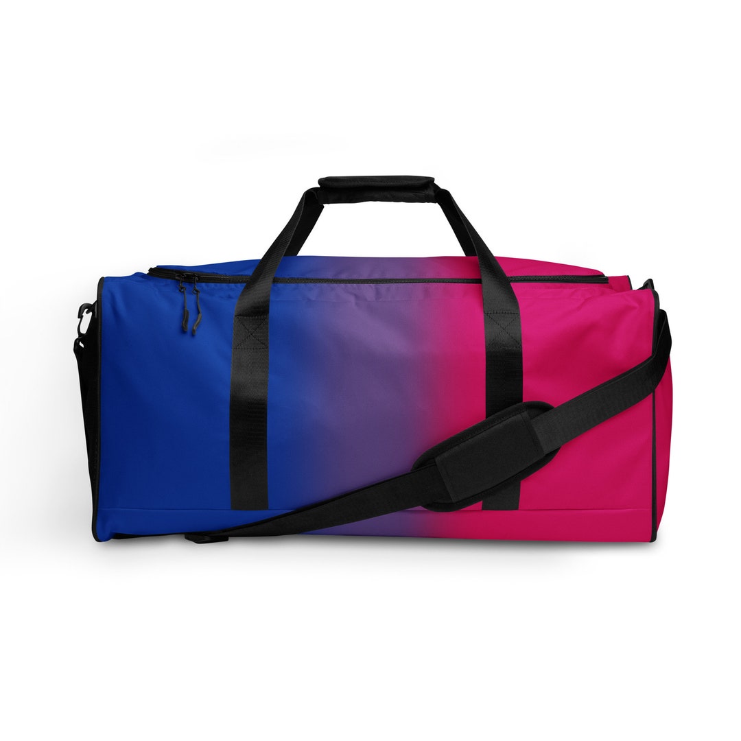 Bisexual Bi Pride Weekender Duffle Bag Ombre LGBT Luggage Carry on ...