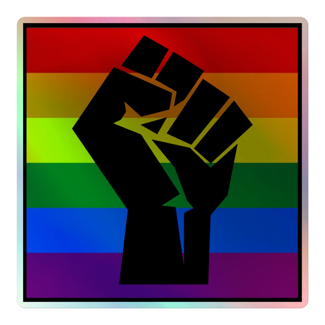 LGBTQ Resist Holographic Stickers 3 Sizes Available - Etsy