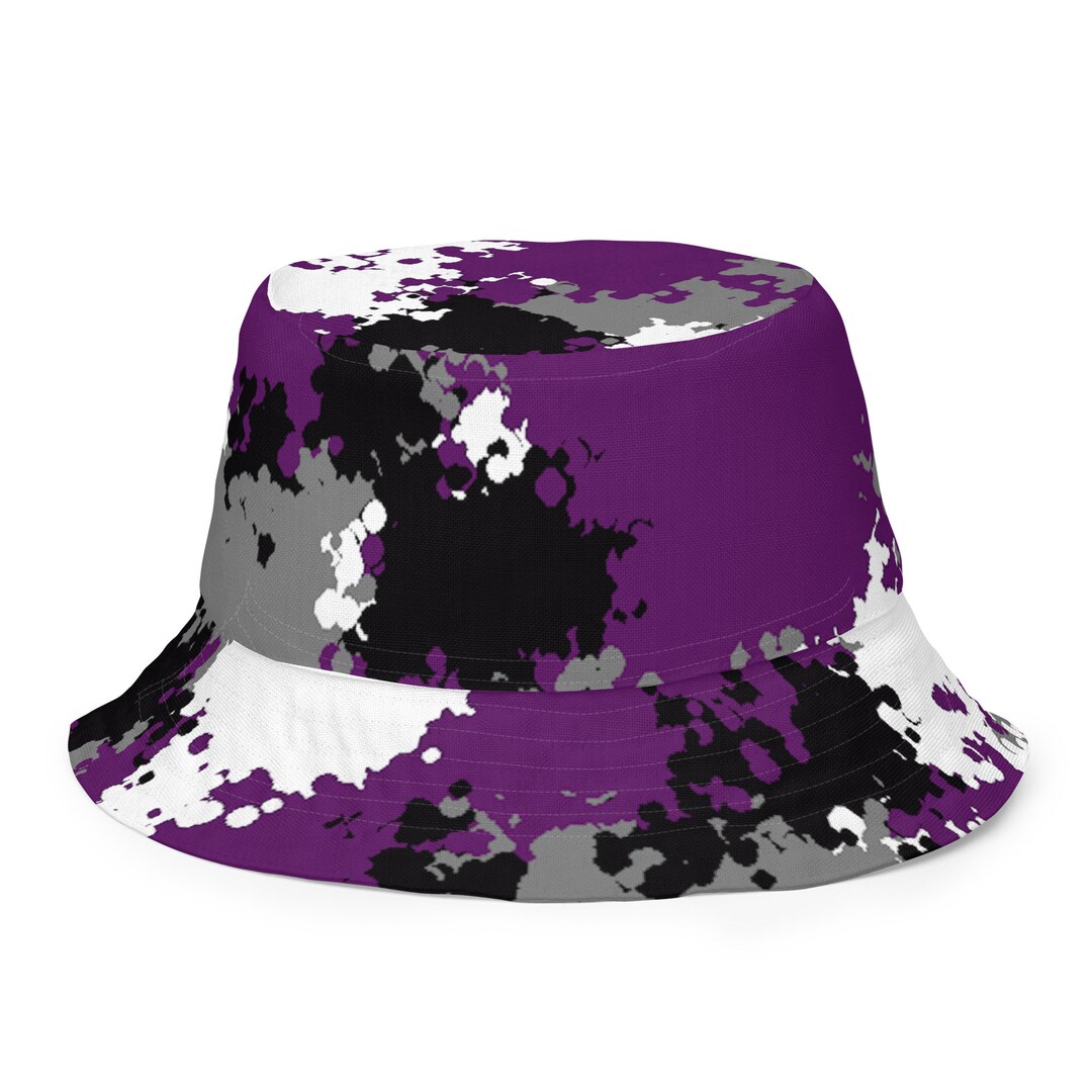 Asexual Ace Pride Bucket Hat Reversible Camo - Etsy