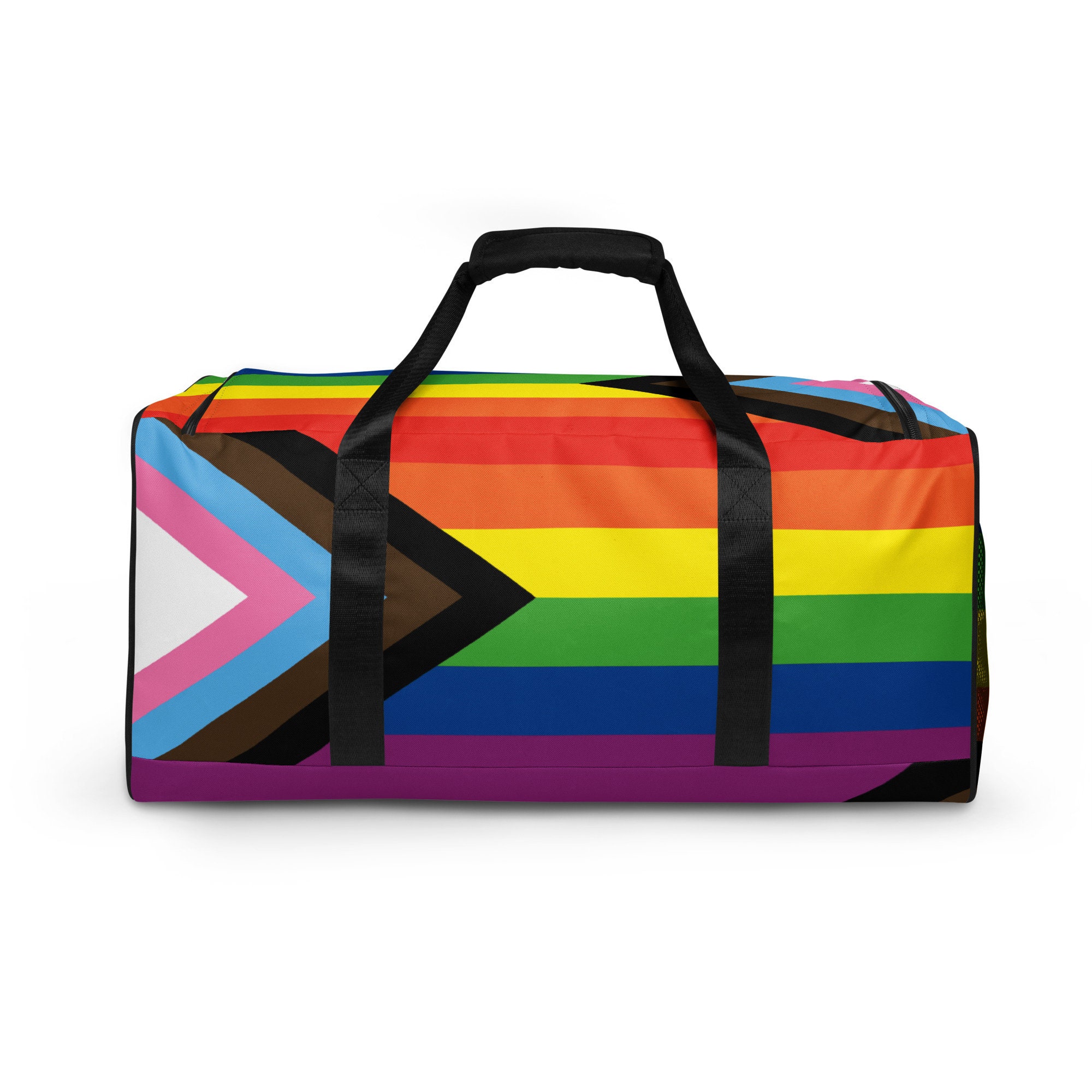 LGBT Progress Pride Flag Daniel Quasar Weekender Duffle Bag Suitcase ...