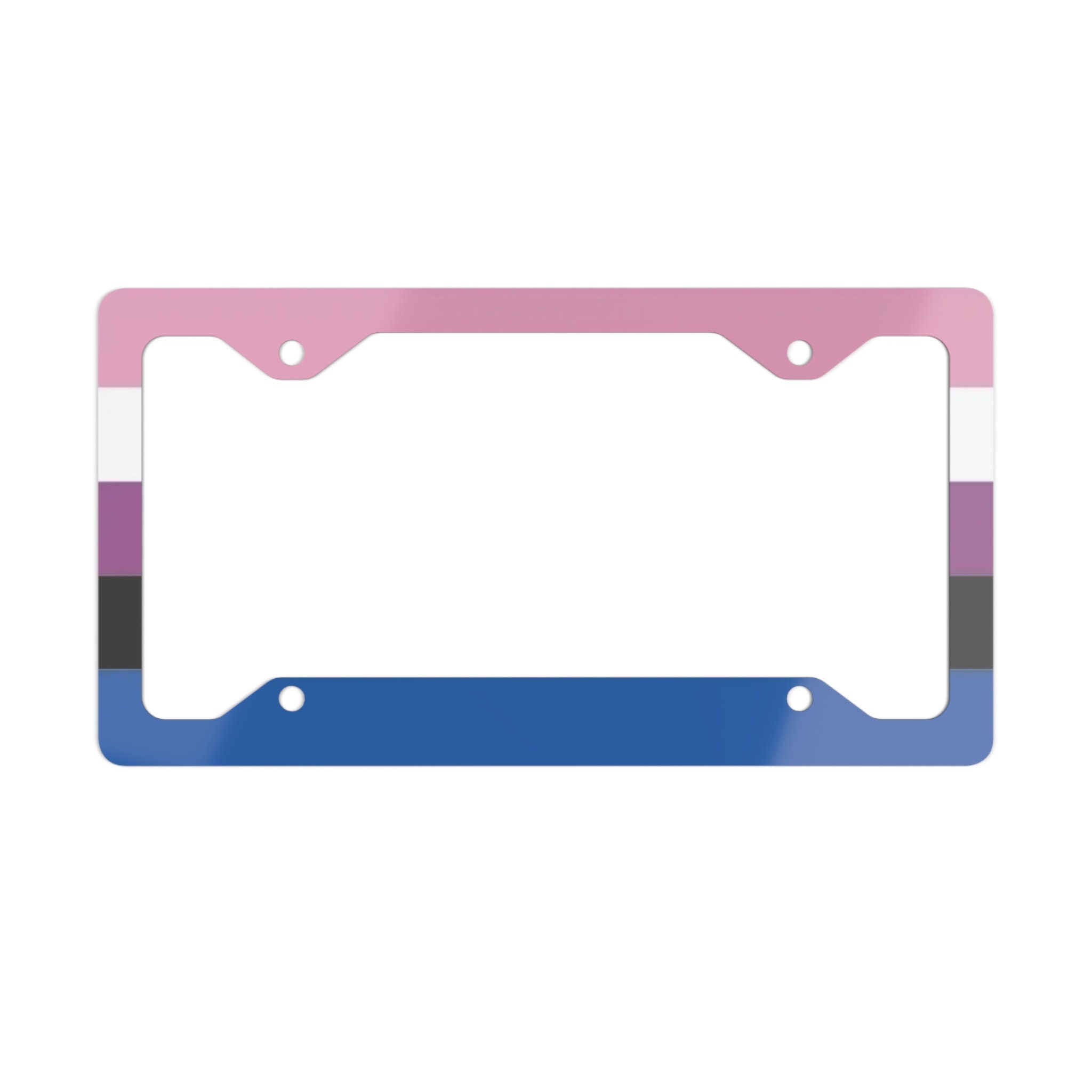 Genderfluid Pride Flag License Plate Frame - Etsy