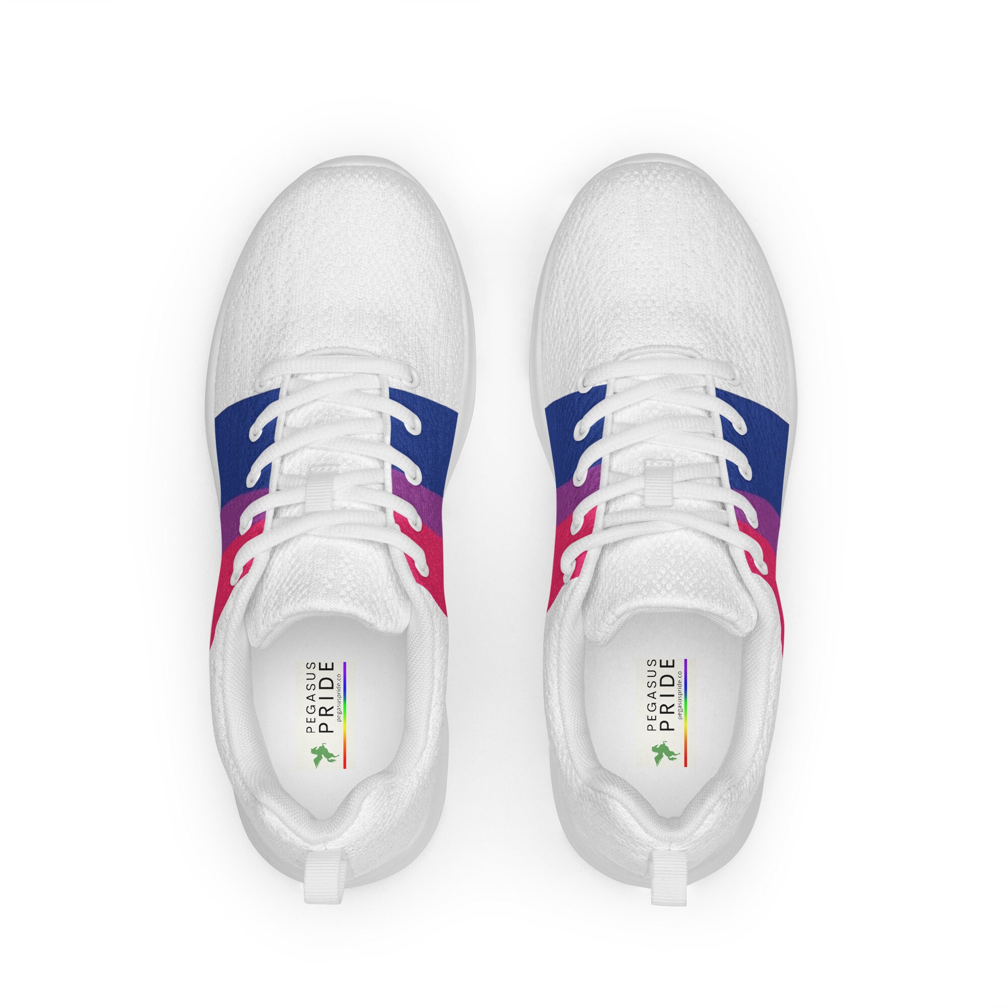 Bisexual Bi Pride Flag Mens Athletic Shoes LGBT Sneakers Running ...