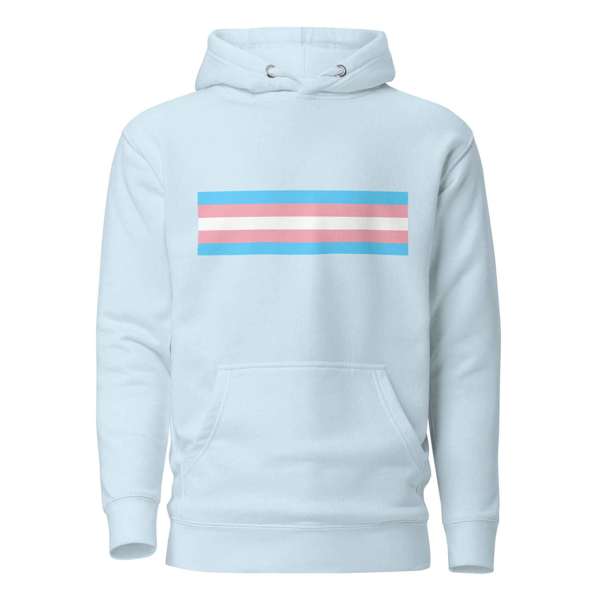 Transgender Trans Pride Flag Hoodie FTM MTF Clothing Sweatshirt Apparel ...