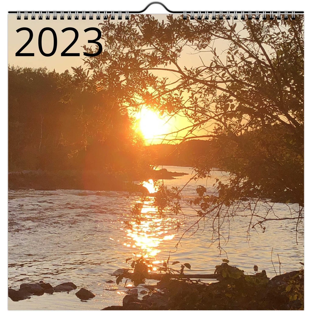 Canadian Tranquility Wall Calendar - Etsy