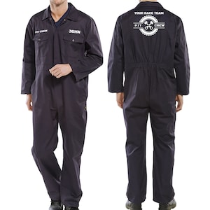 Personalized Pit Crew Boilersuit: Printed Work Coverall - Etsy