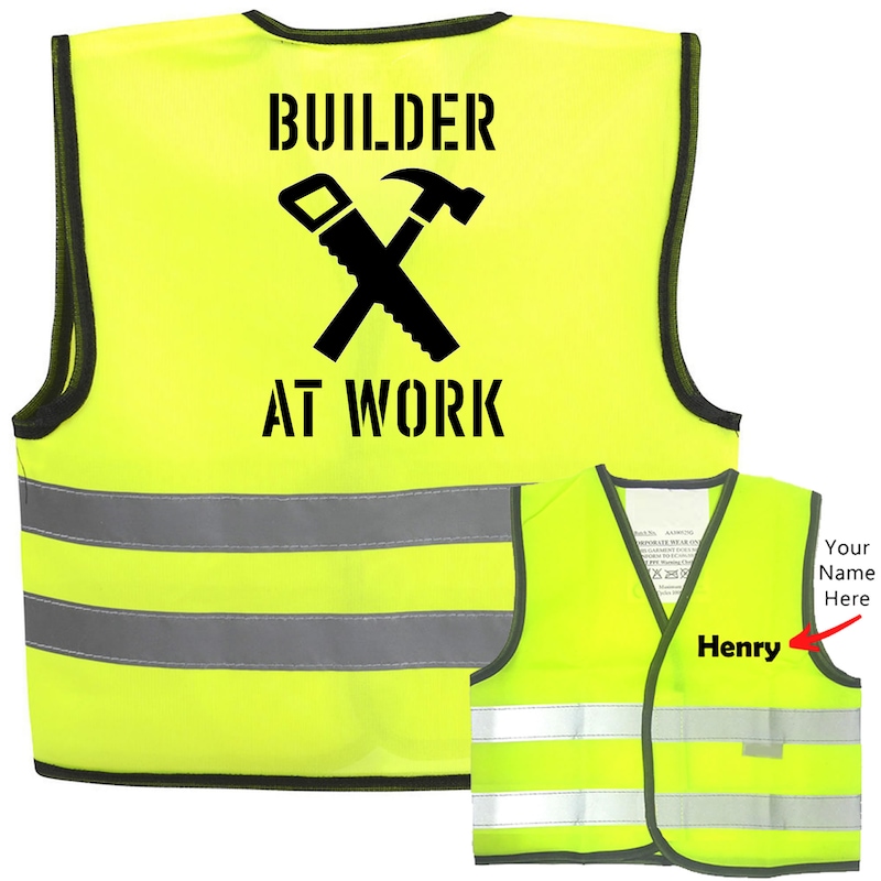 Personalised Hi Vis Top - Etsy UK