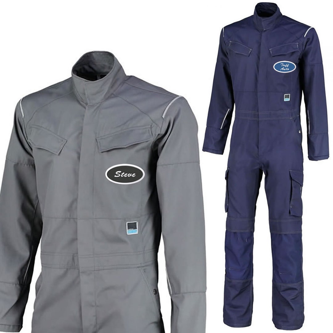 Custom Badged Unisex Coverall Overall Fancy Dress Workwear Trade All in ...