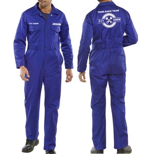 Personalized Pit Crew Boilersuit: Printed Work Coverall - Etsy