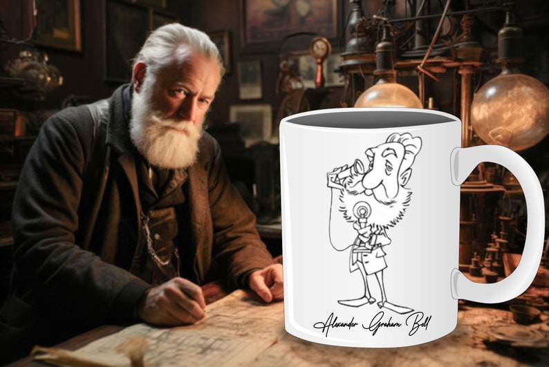 Graham Bell Png , Scientist Tshirt, Scientist Mug, Digital Download Png ...