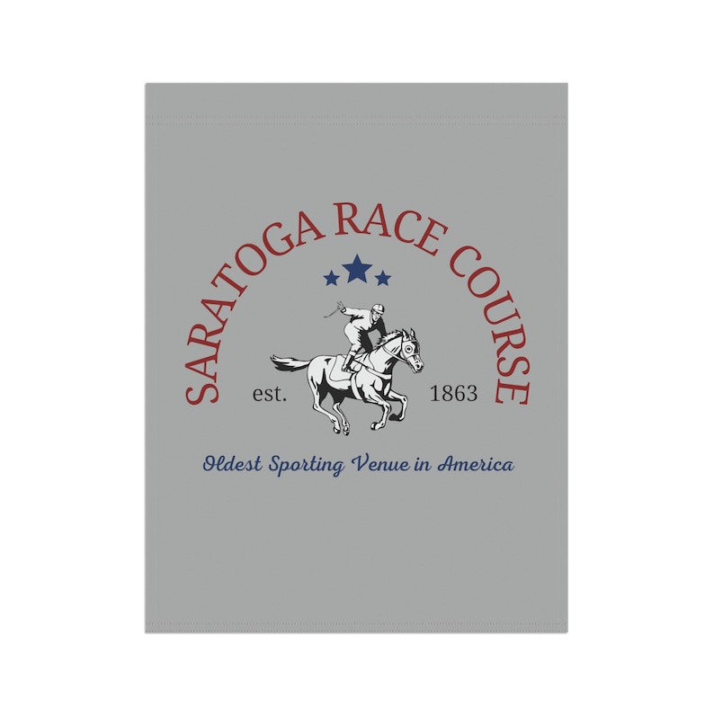 Saratoga Race Course Garden Banner, Home Decor Saratoga Living ...