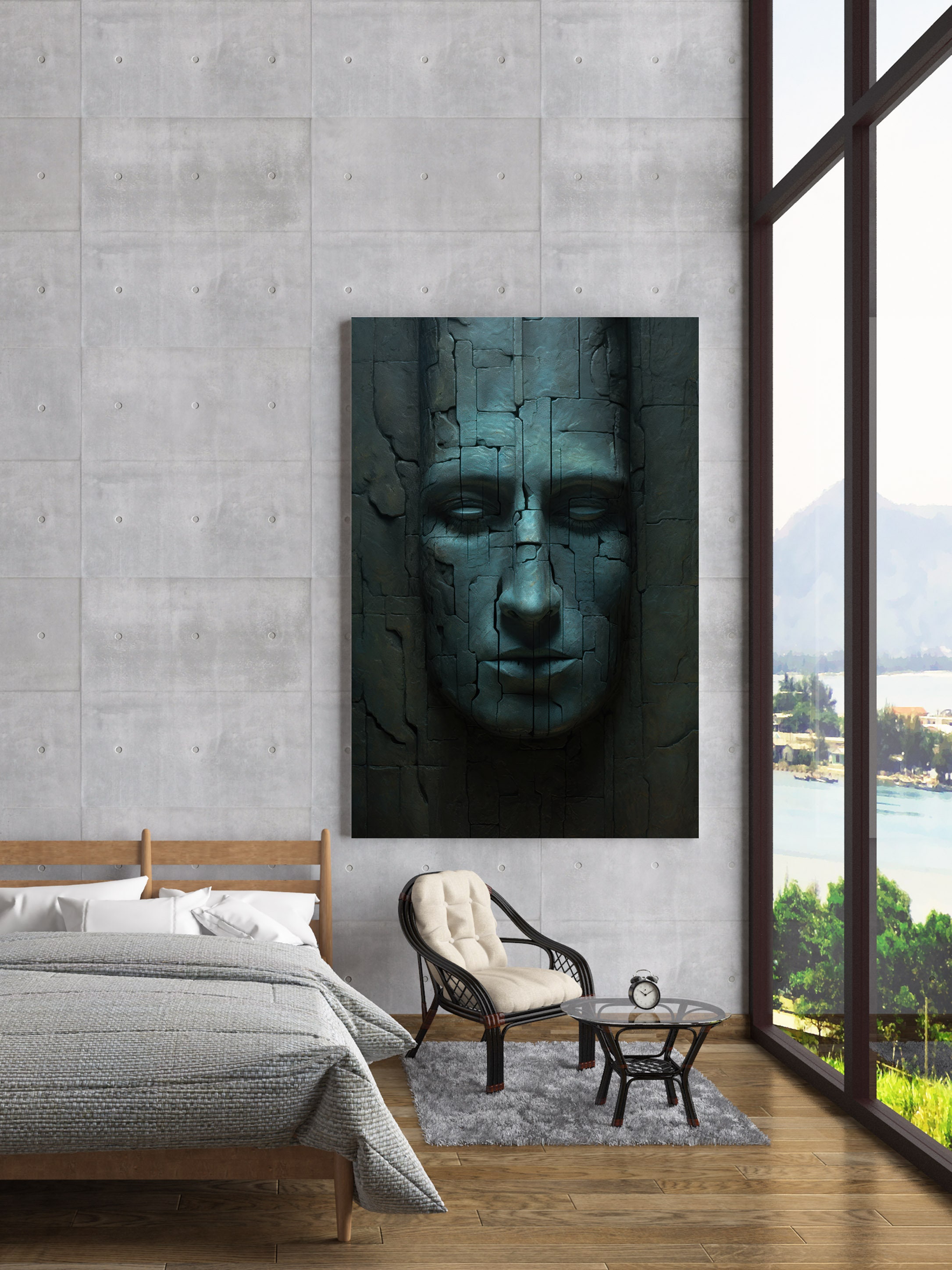Surreal Wall Art, Beksinski Inspired Wall Decor, Surreal Artistry, Dark ...