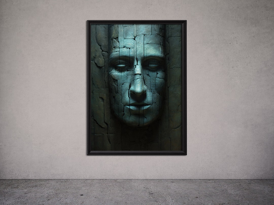 Surreal Wall Art, Beksinski Inspired Wall Decor, Surreal Artistry, Dark ...