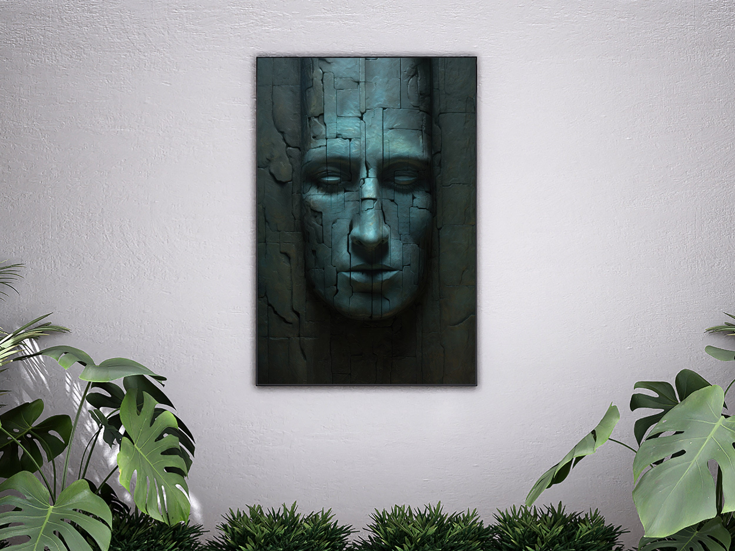 Surreal Wall Art, Beksinski Inspired Wall Decor, Surreal Artistry, Dark ...