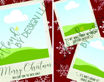 Editable Canva Christmas Card Template Instant Download - Etsy