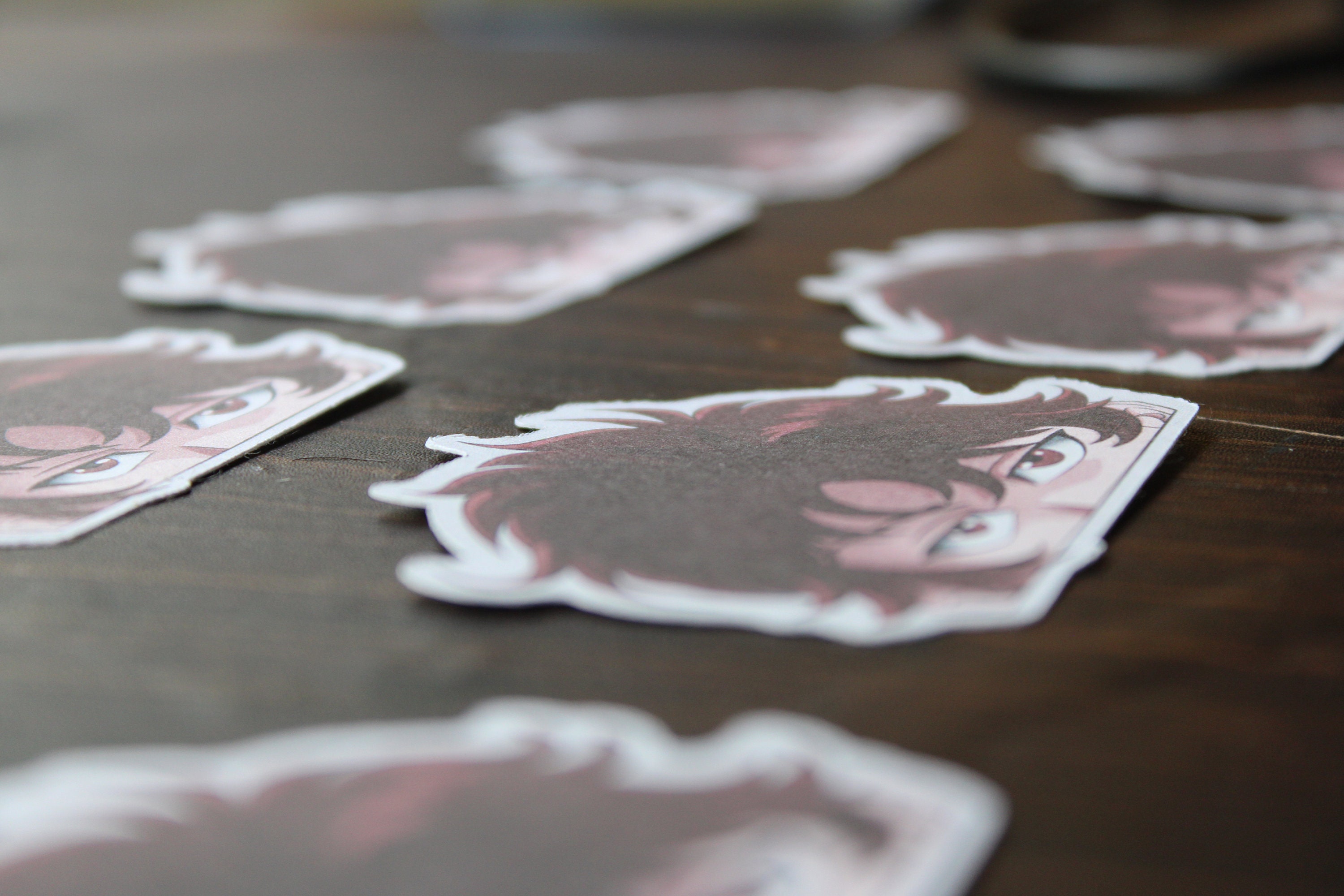 4xpack Baki Hamna Custom Fanart Peeker Sticker - Etsy