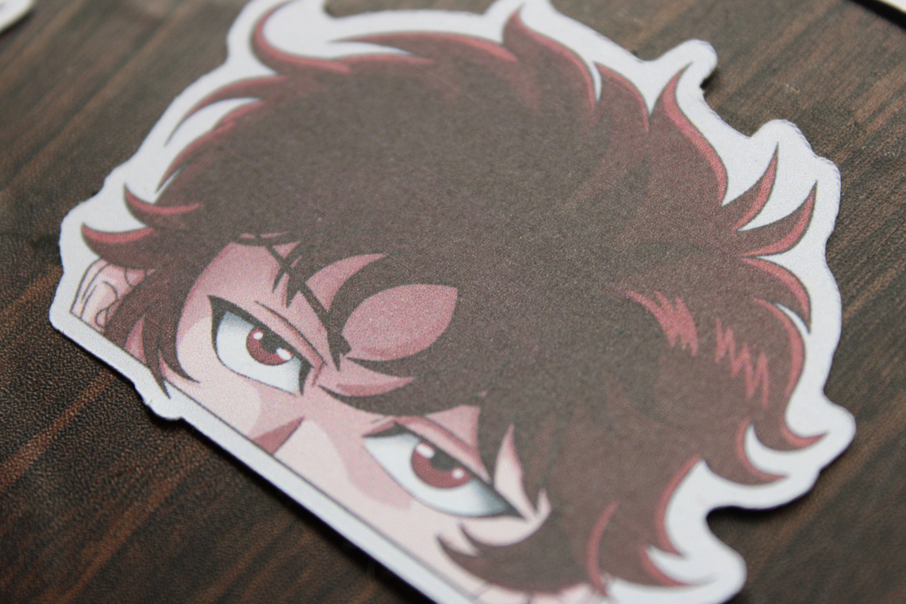 4xpack Baki Hamna Custom Fanart Peeker Sticker - Etsy