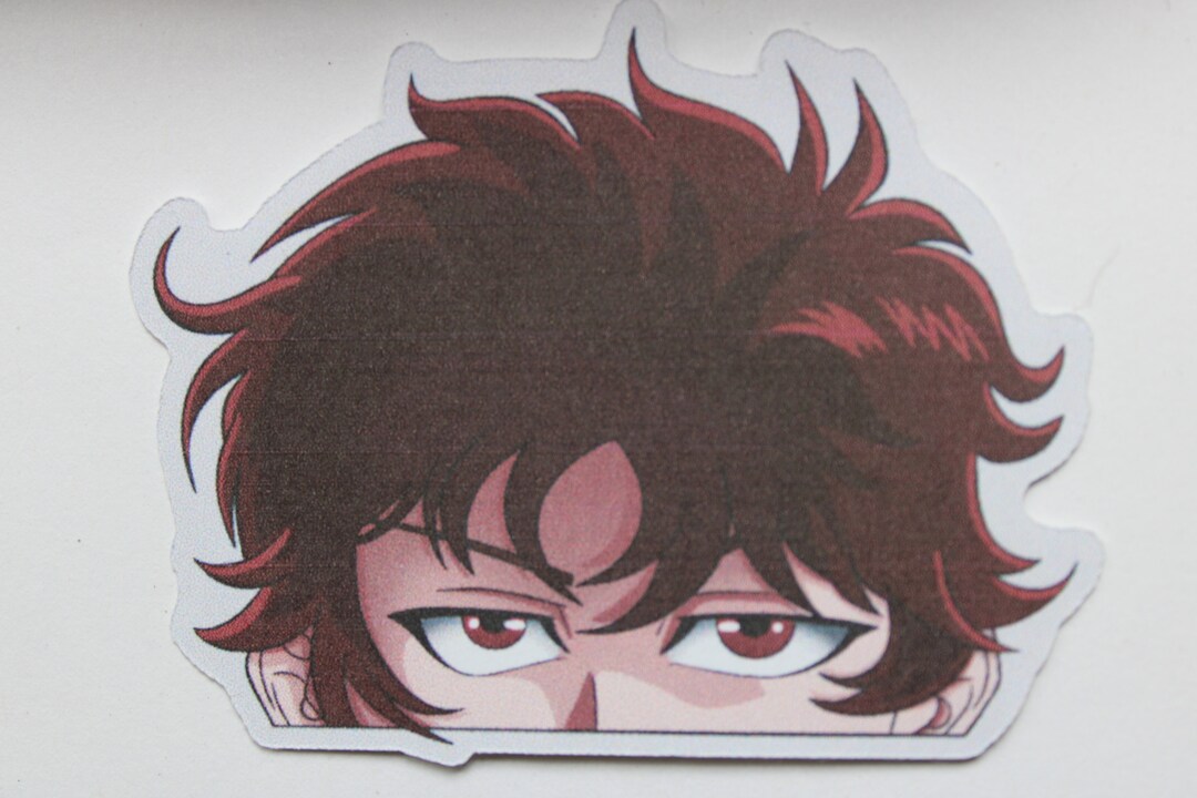 4xpack Baki Hamna Custom Fanart Peeker Sticker - Etsy